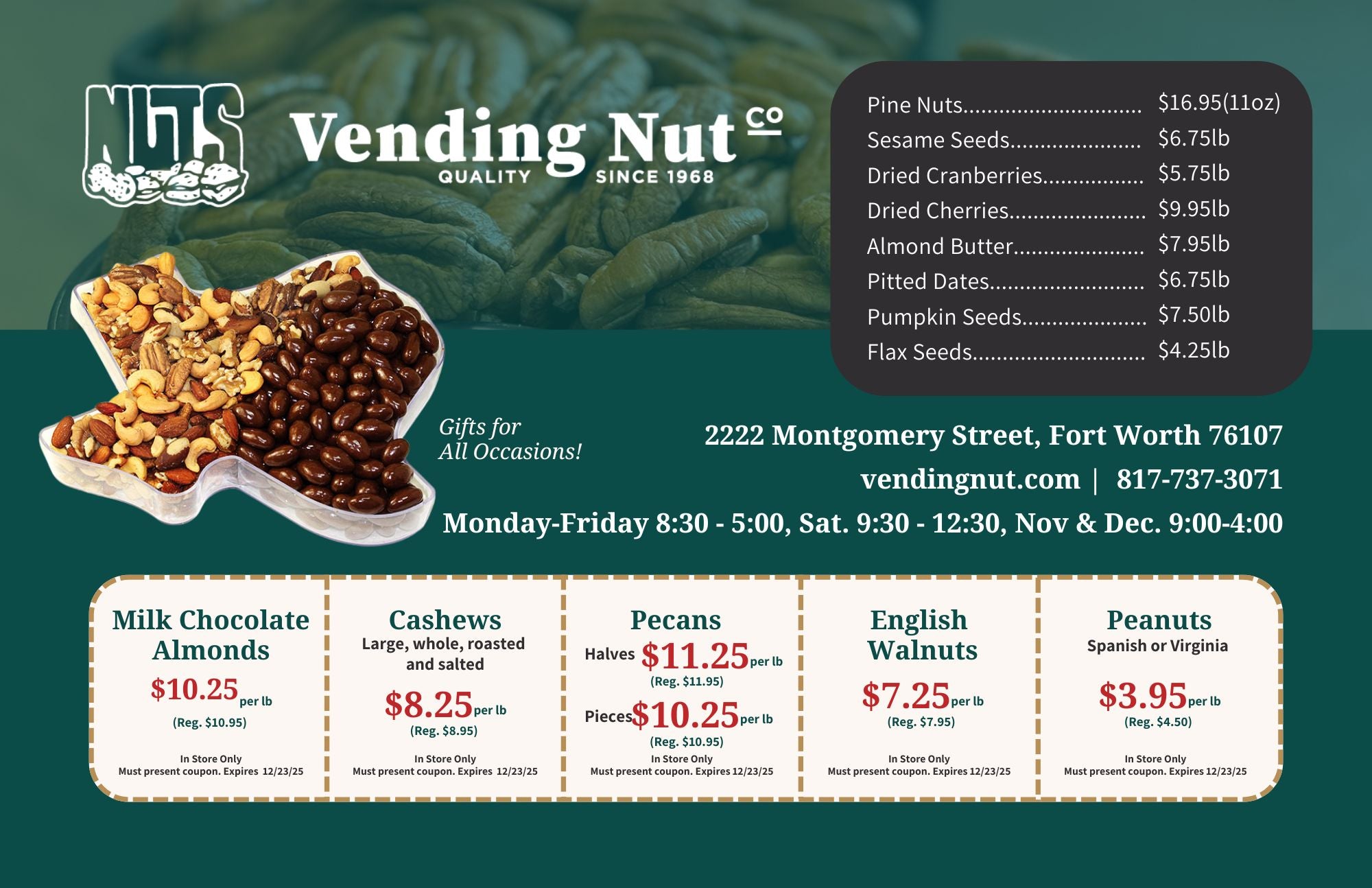 Weekly Ad – Vending Nut Co